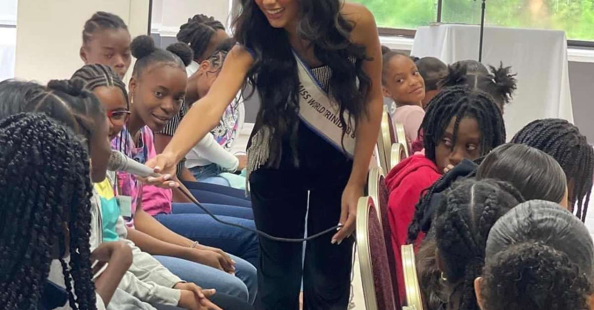 Miss World Trinidad & Tobago facilitates a youth empowerment workshop ...