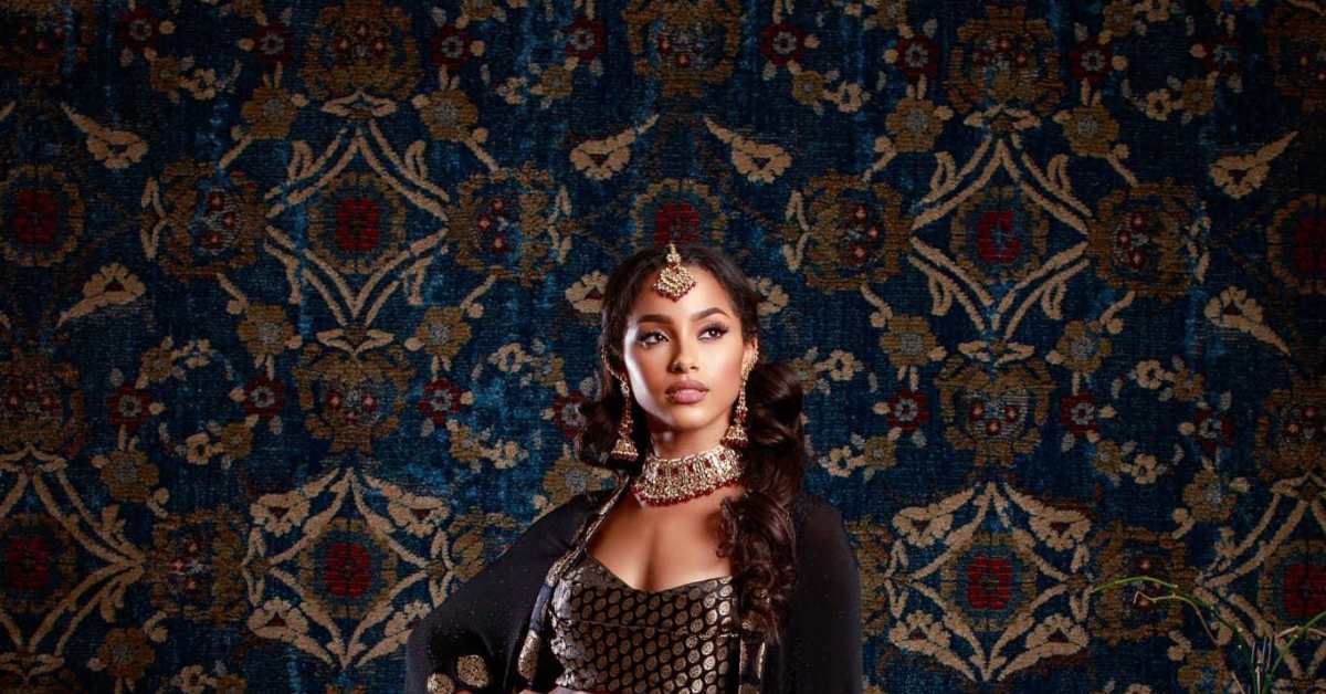 Miss World Trinidad & Tobago wearing designs by local designer Charu ...