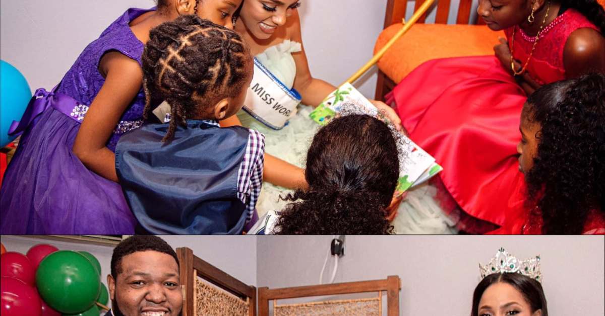 Miss World Trinidad & Tobago officially opens the homework centre for ...