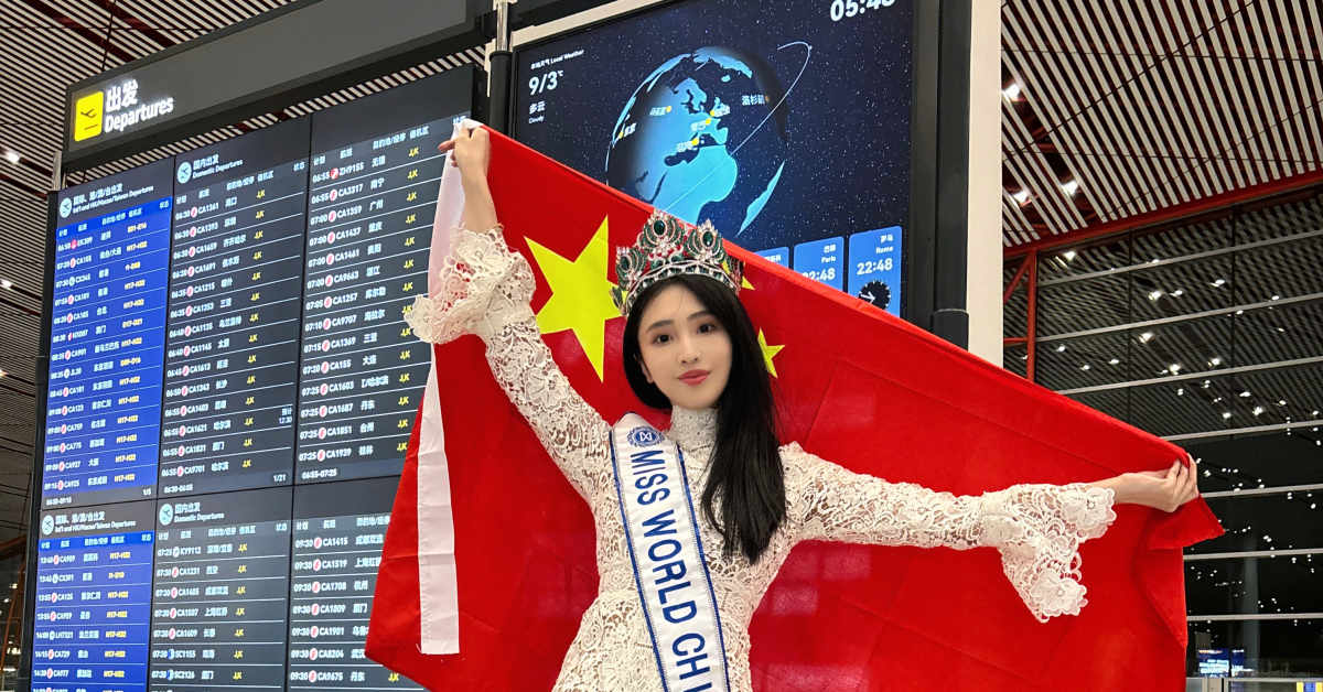 Miss World China arrived in India in pursuit of the light of dreams ...