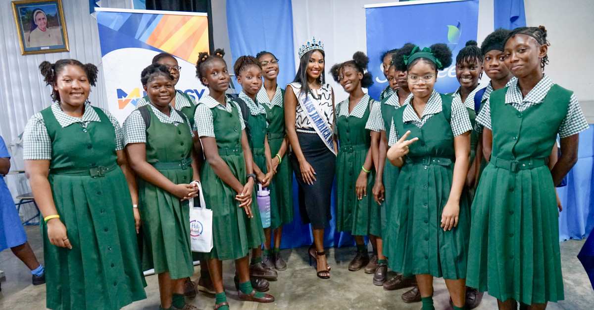 Breaking the Silence: Miss Jamaica World's Period Positivity Tour ...