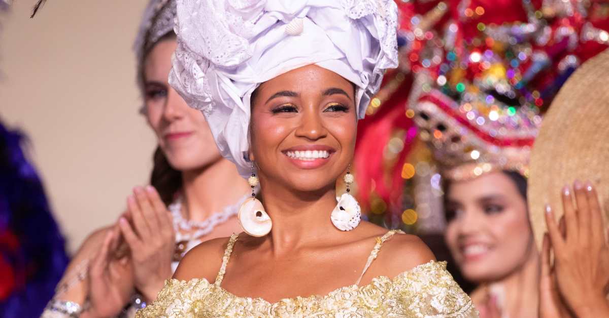 Miss Belize - Cultural Costume - Elise-Gayonne Vernon - Miss World 2023 ...