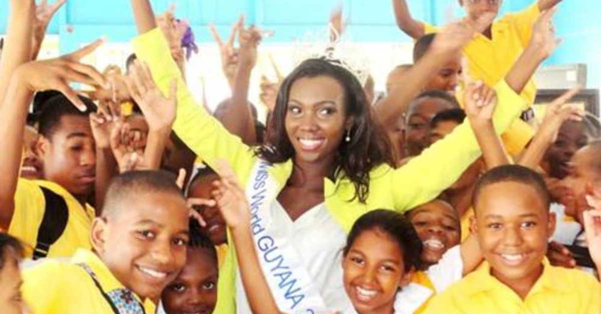 Reigning Miss World Guyana Takes Fight to Domestic Violence - Miss World