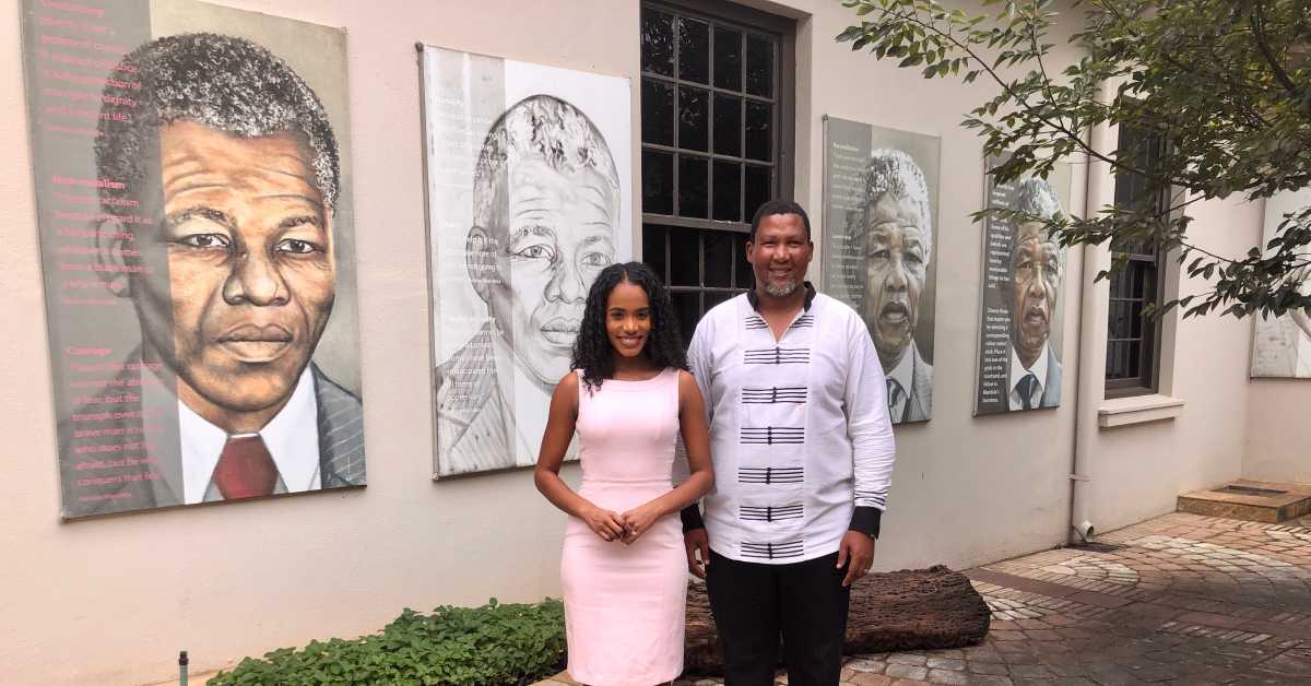 Reigning Miss World in South Africa on first official overseas visit ...