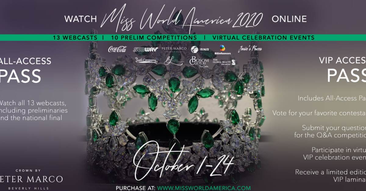 Miss World America 2020 Virtual Contest - Miss World