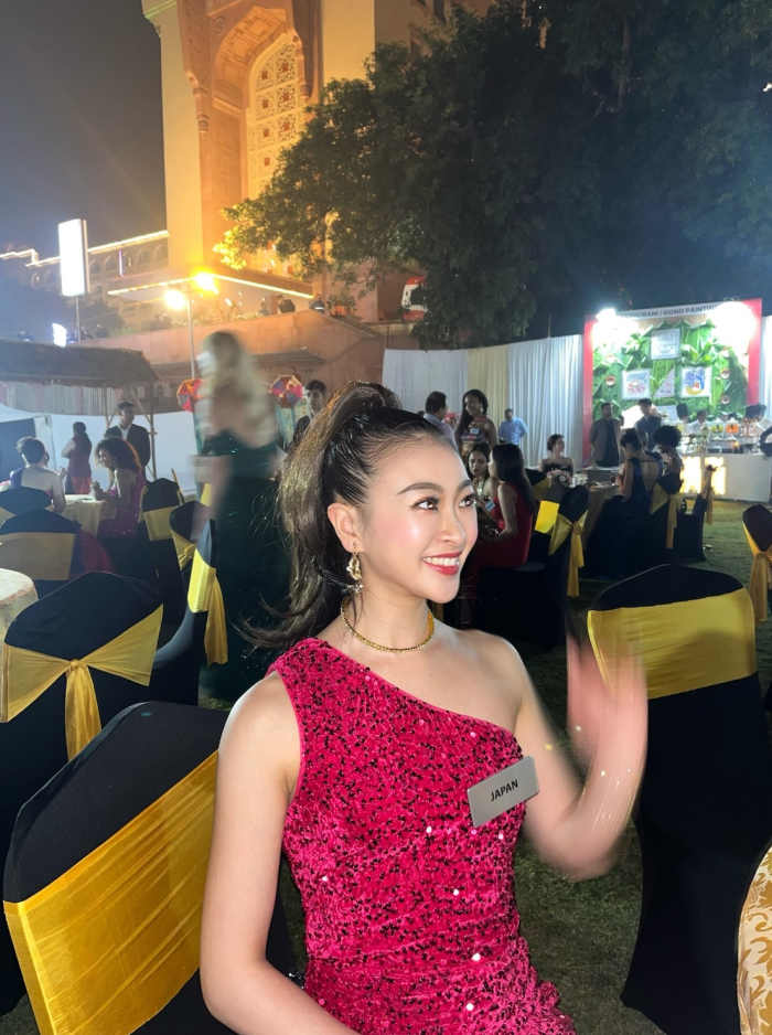 White🤍 Pink🩷 - Kana Yamaguchi - Miss World 2023 Japan