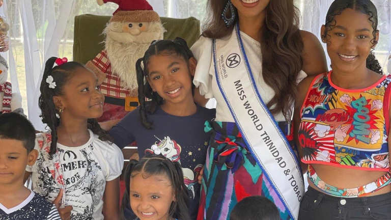 Miss World Trinidad & Tobago visits the children of her home community ...