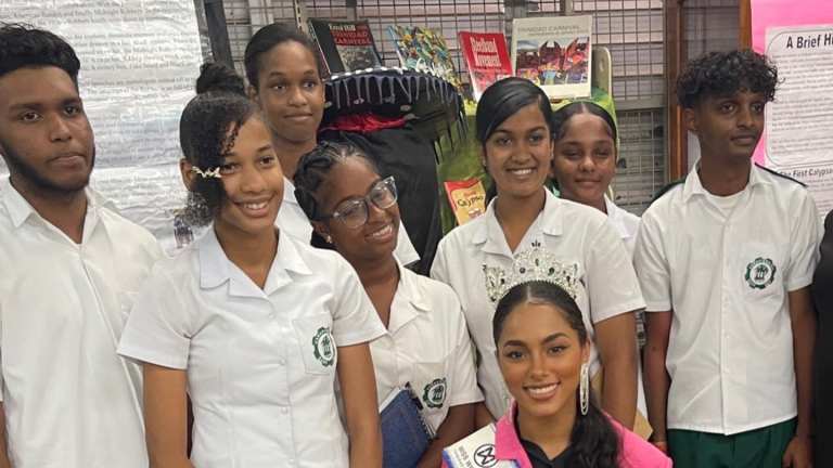 Miss World Trinidad & Tobago visits Carapichaima East Secondary ...