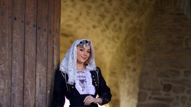 Miss World Albania Elona Ndrecaj Champions for "Xhubleta," a Cultural ...