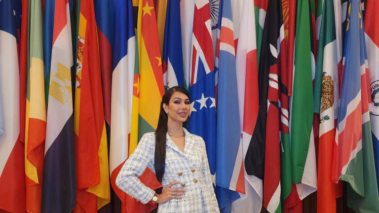 Miss World Morocco at the UNESCO Conference - Sonia Ait Mansour - Miss ...