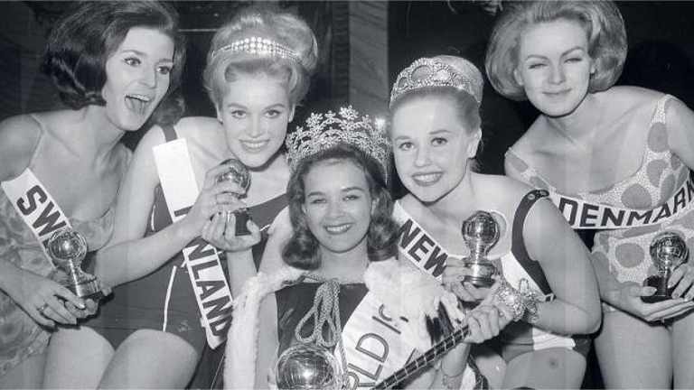 Carol Joan Crawford, the first African descendant to win Miss World ...