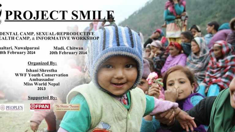 Project Smile - Report from Ishani in Nepal - Miss World