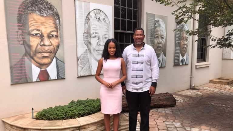 Reigning Miss World in South Africa on first official overseas visit ...