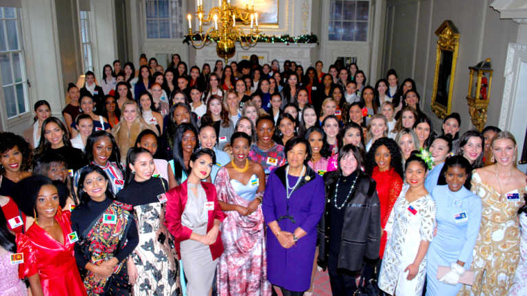 VIP guests of Baroness Scotland of Asthal - Miss World