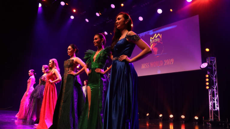 Contestants sparkle in their World Designer gowns - Miss World