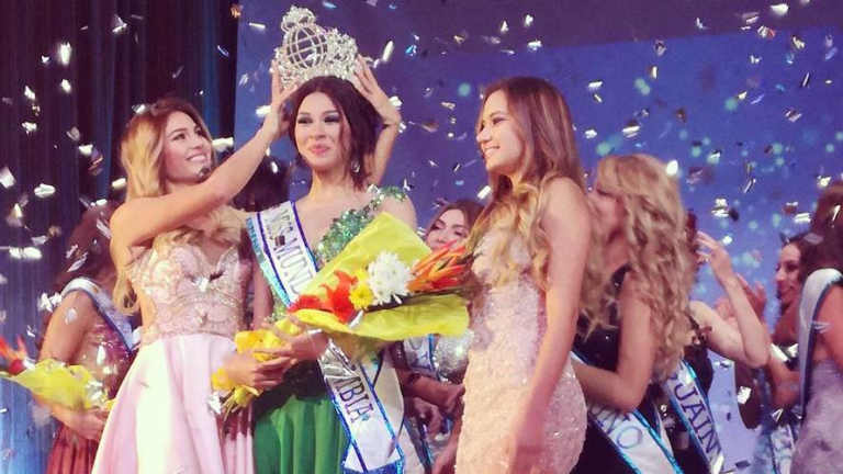 Maria Daza Represents Colombia - Miss World