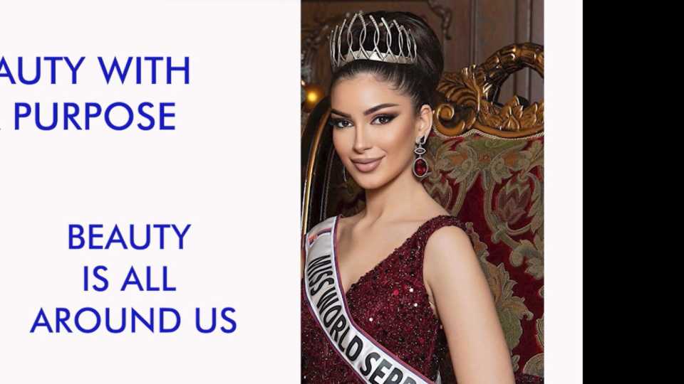 Beauty With A Purpose - Anja Radić - Miss World 2023 Serbia