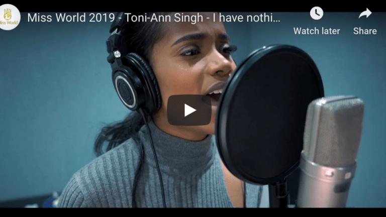 Miss World Toni-Ann Singh records cover of Whitney Houston’s 'I have ...