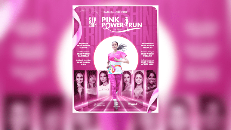 Miss World, Julia Morley CBE, and Continental Winners join Sudha Reddy ...