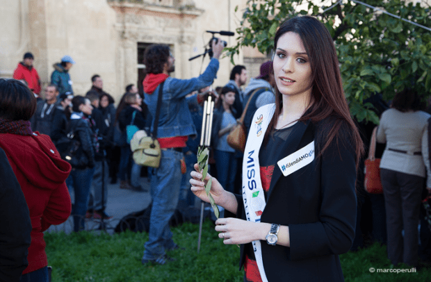 Defiance in Italy - Miss World