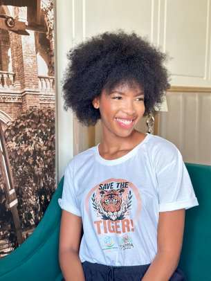 Miss World Botswana Joins The Save The Tiger Campaign - Lesego Chombo - Miss World 2023 Botswana