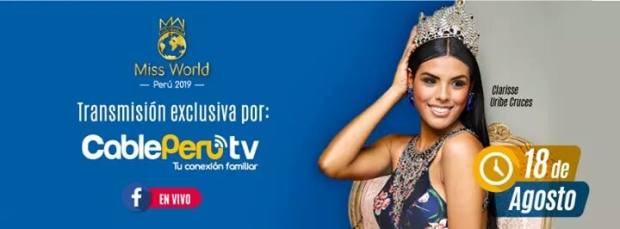 Miss World Peru 2019 crowned - Miss World