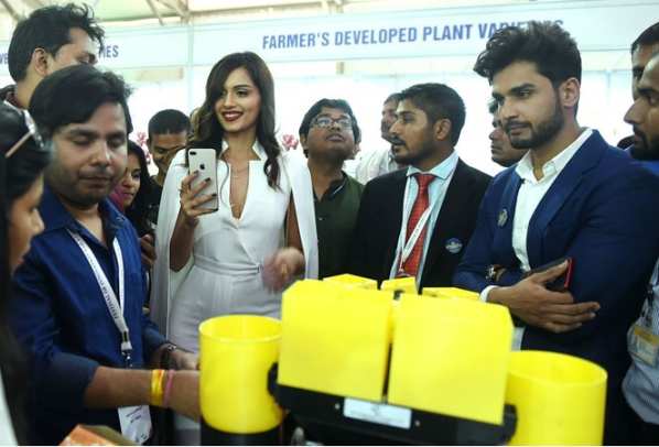 Miss & Mr World view new inventions at the Festival of Innovation and ...
