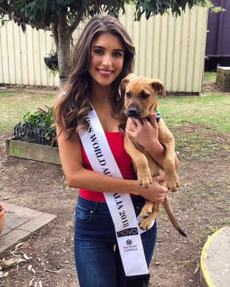 Taylah Cannon represents Australia! - Miss World