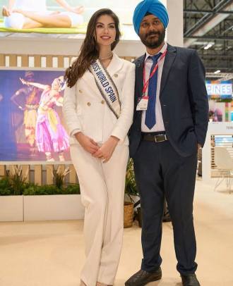 Miss World Spain promotes "Incredible India" in her country - Miss World