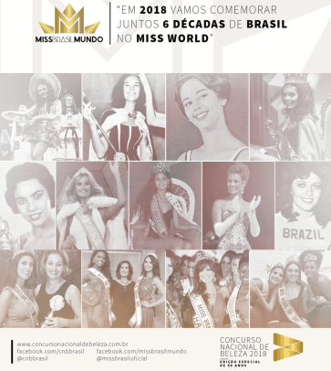 Brazil to celebrate 60 years in Miss World! - Miss World