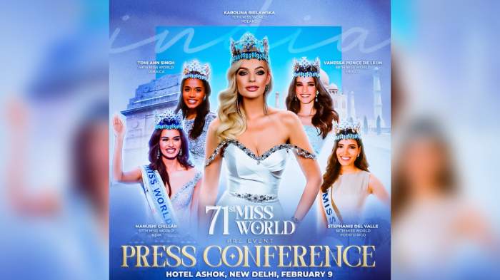 71st Miss World Festival Pre-Event Press Conference - Watch Here - Miss ...