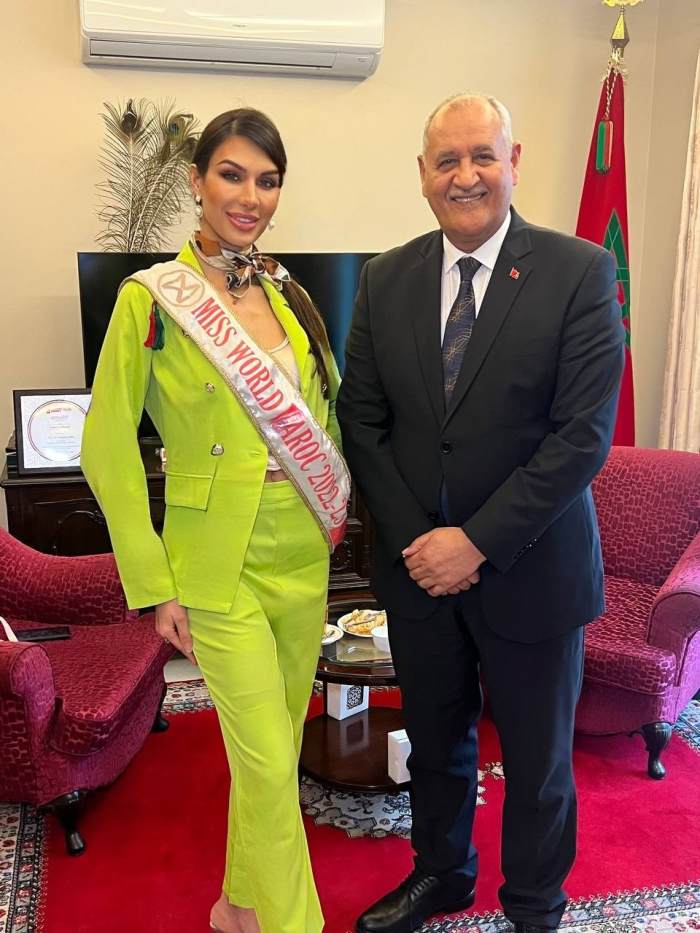 First visit at the Ambassador of Morocco in India - Sonia Ait Mansour ...