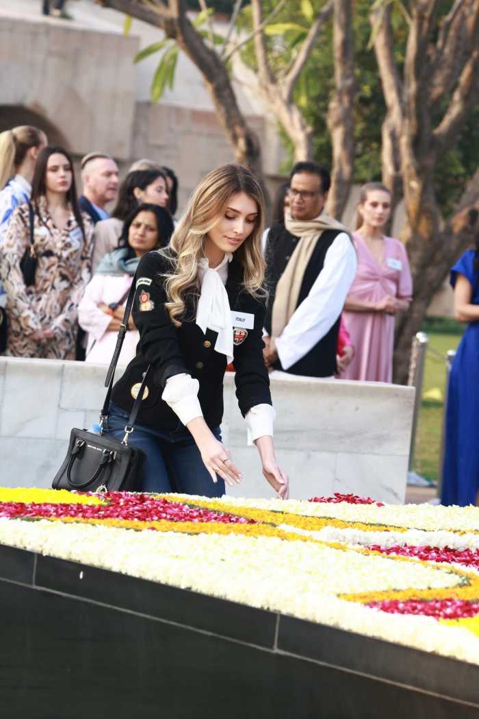 My visit to the Ghandi National Museum - Rebecca Arnone - Miss World ...