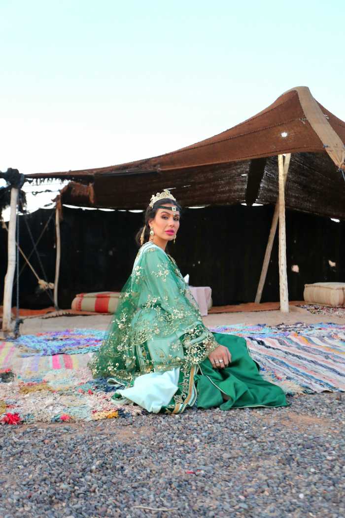 The Caftan, the Moroccan Beauty - Sonia Ait Mansour - Miss World 2023 ...