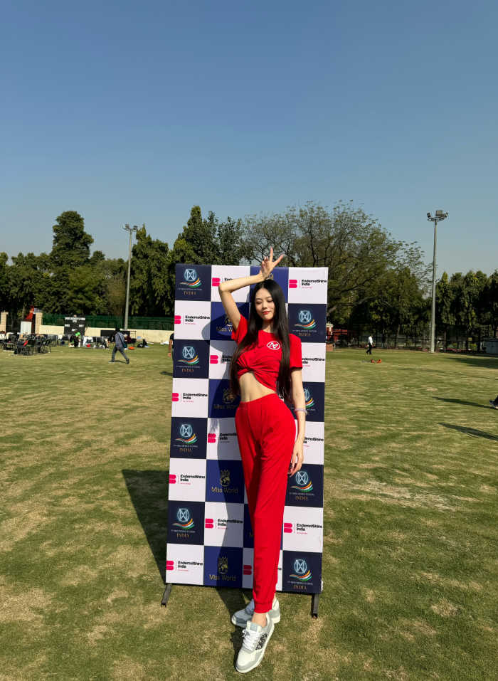 Cheers for the Red Team - Mengli Li - Miss World 2023 Macau China