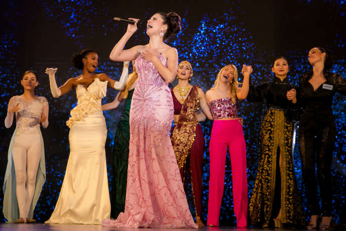 Imen Mehrzi from Tunisia wins the Talent competition - Miss World