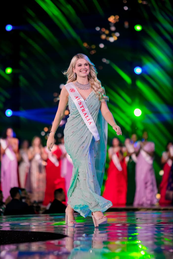 Meet the Top 40 wearing exclusive designs by Archana Kochhar - Miss World