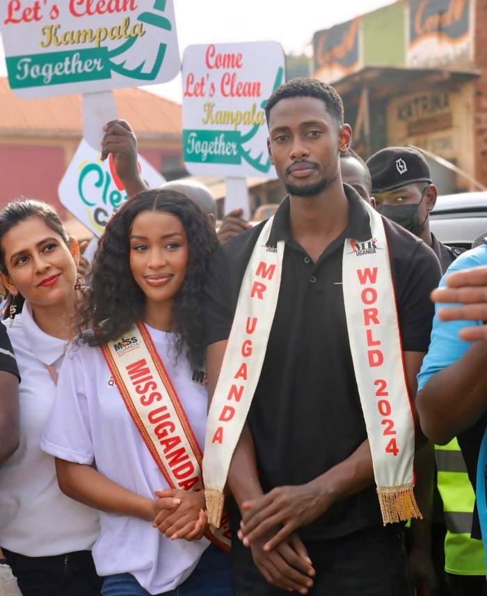 Miss World Uganda helps keep the city clean - Miss World