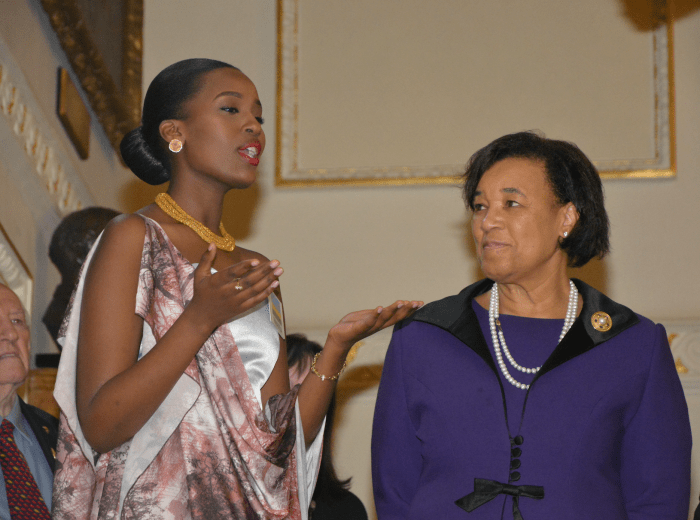 VIP guests of Baroness Scotland of Asthal - Miss World