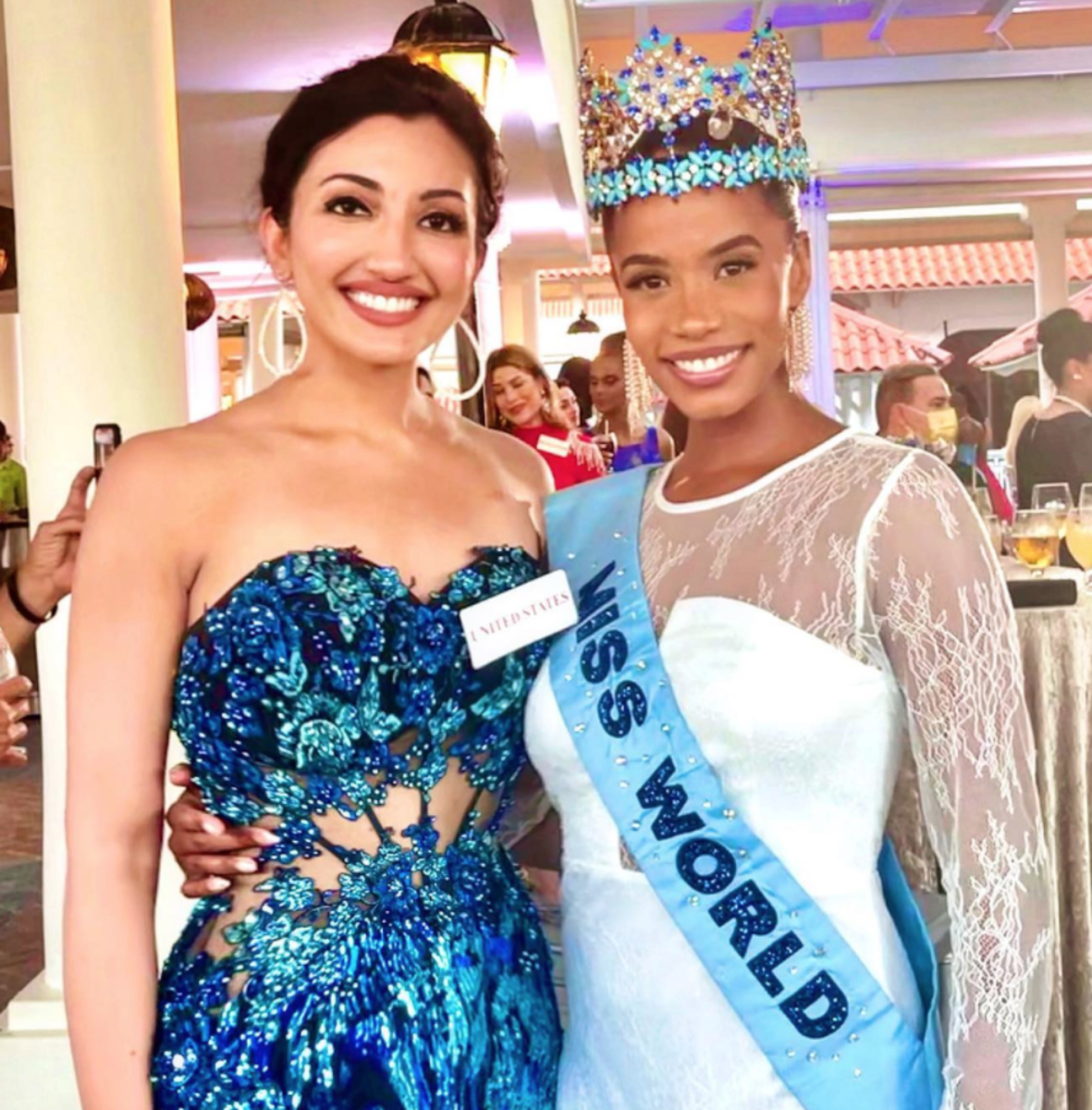 Toni Ann said "start by encouraging each other!" - Miss World USA