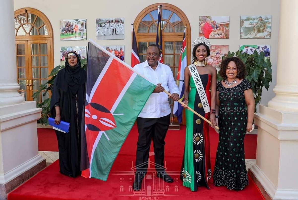 Meeting the president of the Republic of Kenya🥳 - Miss World Kenya