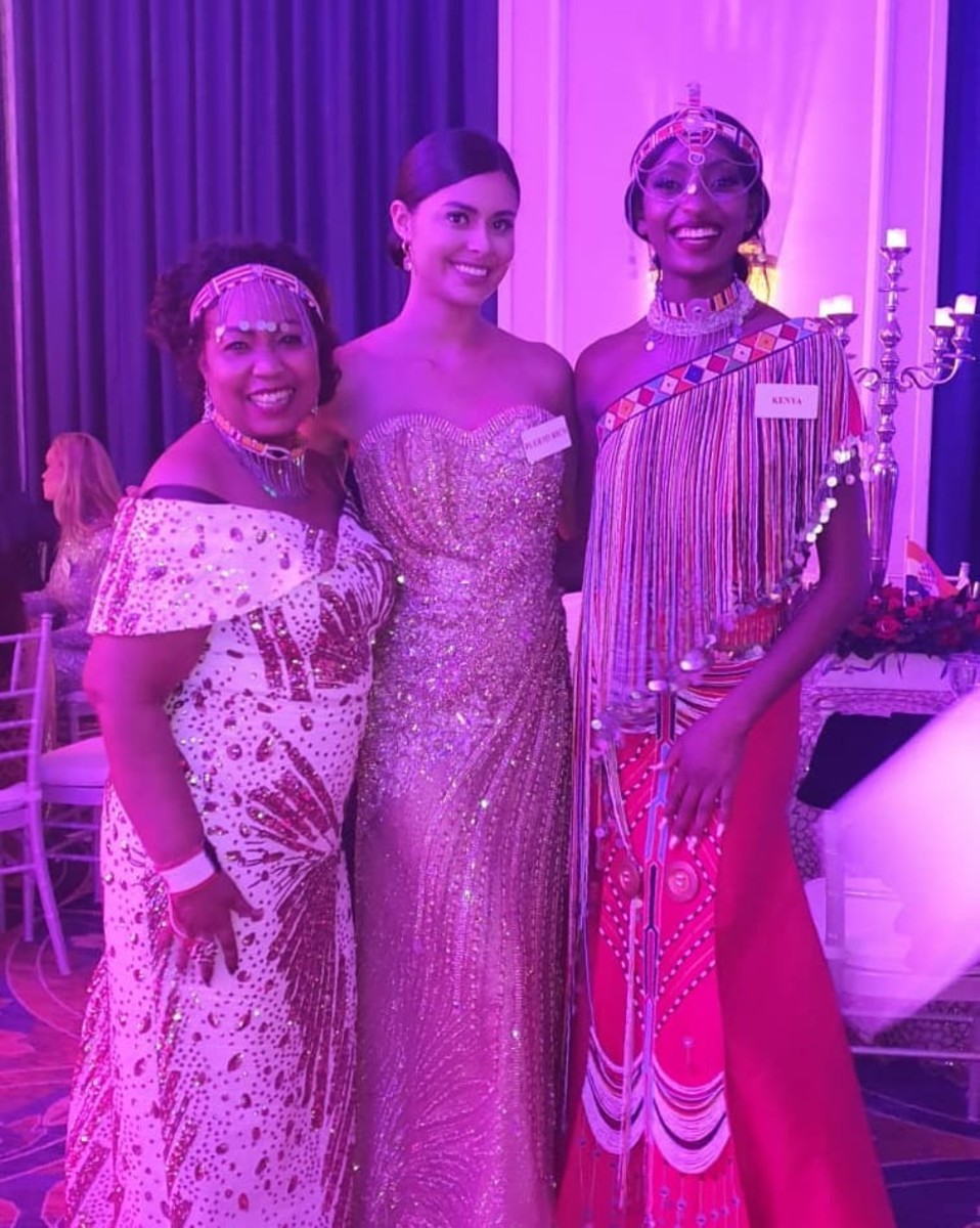 Beauty with a Purpose Gala at Fairmont El San Juan 💚💚 - Miss World Kenya