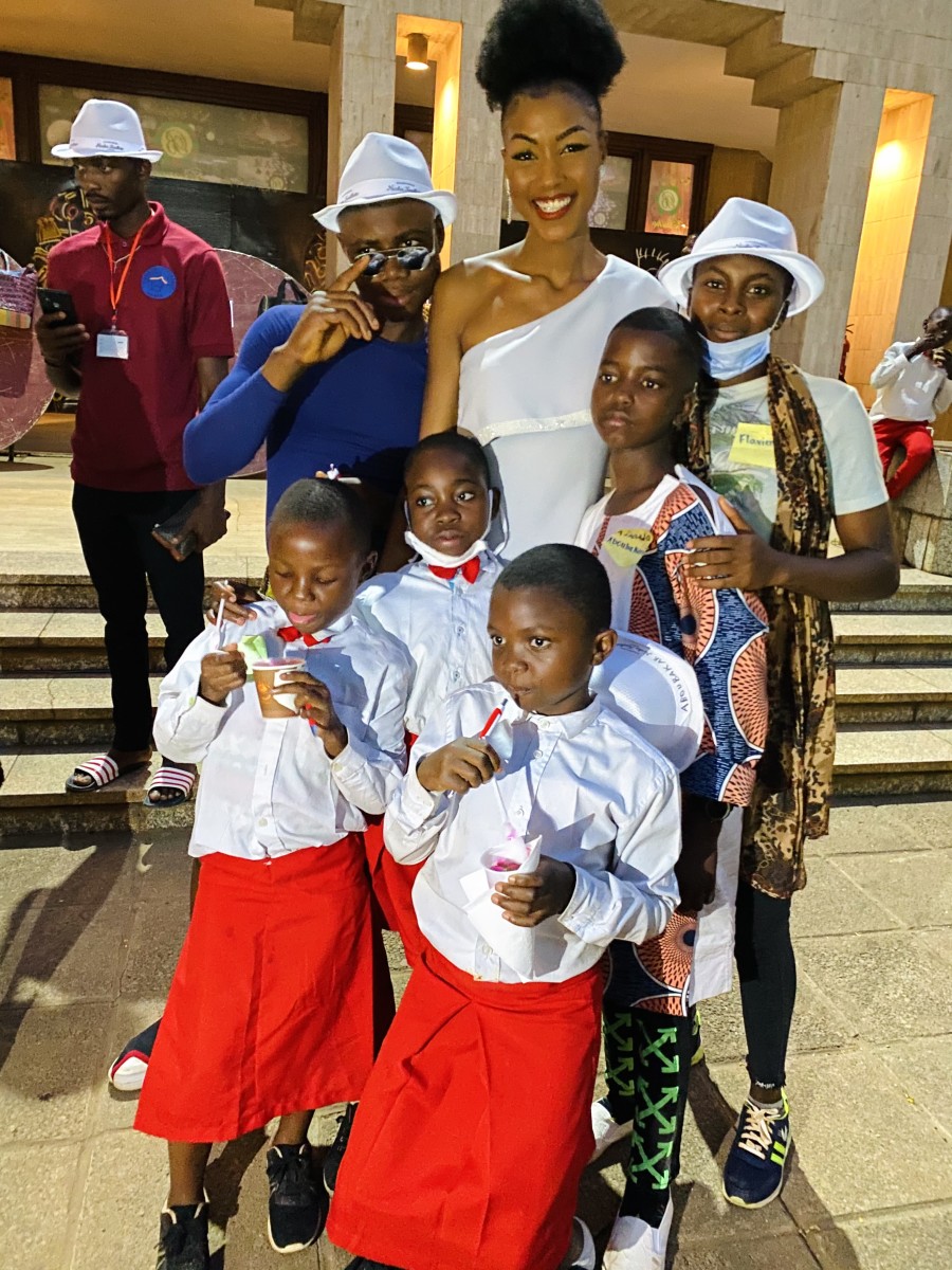 A smile for a day - Miss World Cameroon