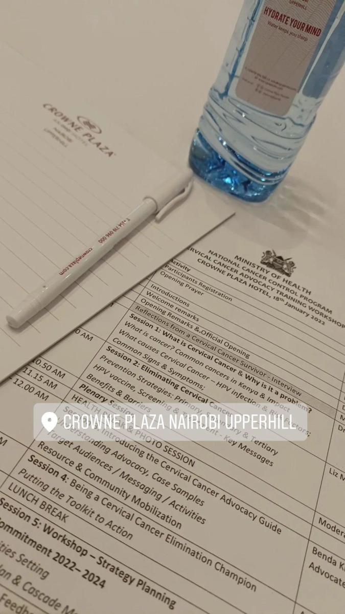 January,Cervical Cancer Awareness Month. - Miss World Kenya