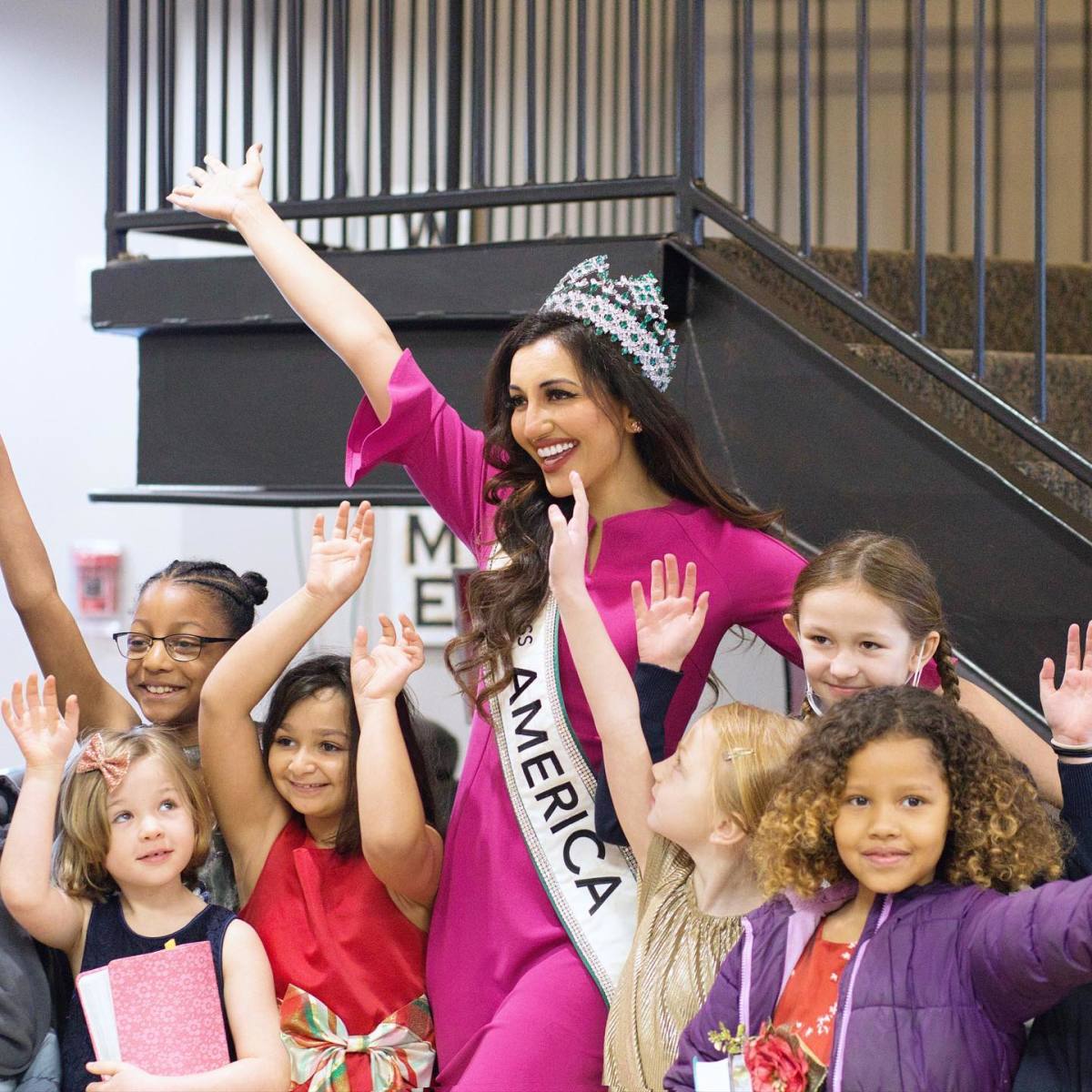 Miss World Shree Saini Speaks Empathy to Children - Miss World USA