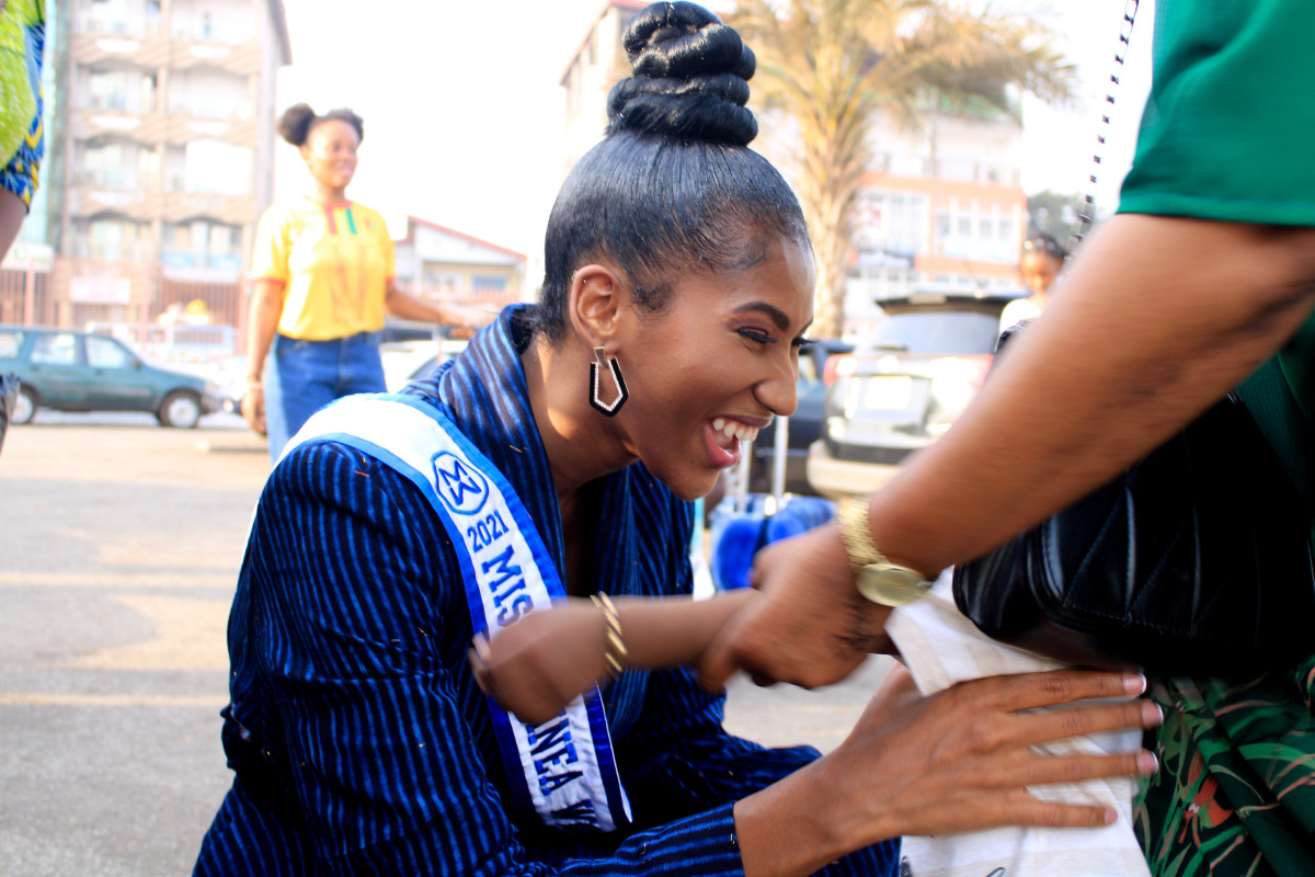 Puerto Rico la Guinée arrive - Miss World Guinea