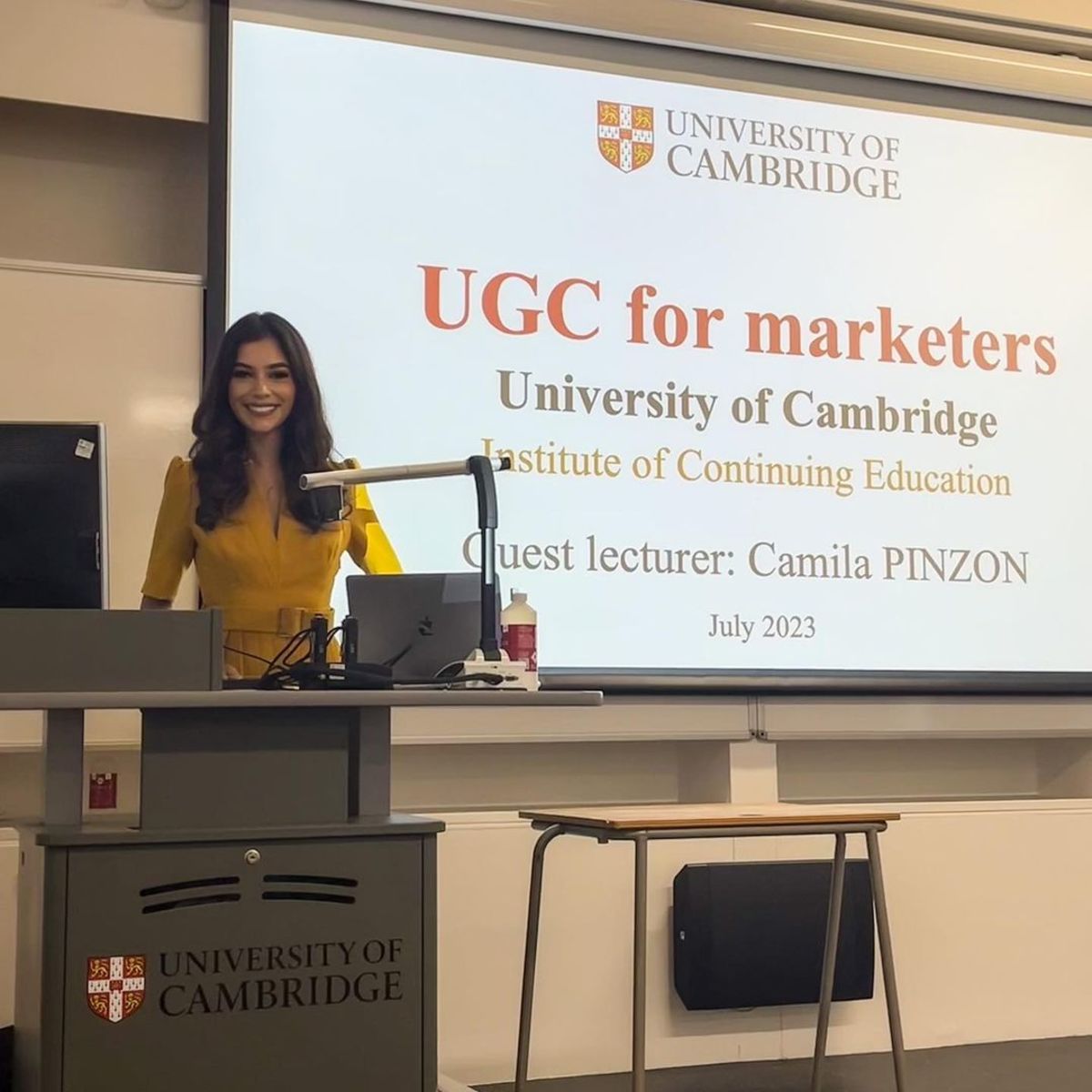 Empowering Voices: My Lecture at the University of Cambridge - Camila ...