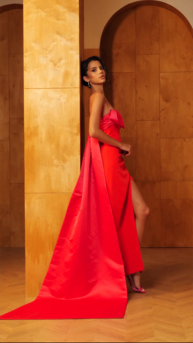 The red dress - Sofiia Shamiia - Miss World 2023 Ukraine