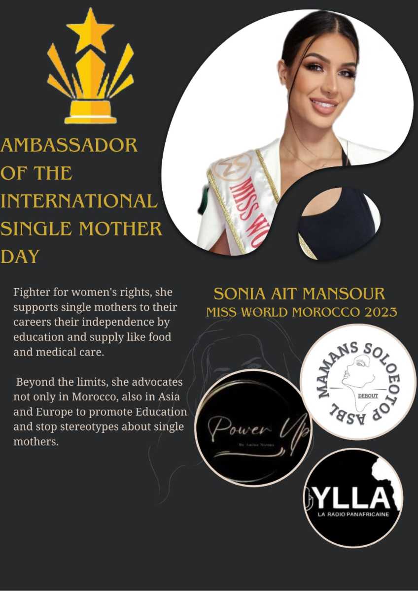 Ambassador of the International Single Mother Day - Sonia Ait Mansour ...