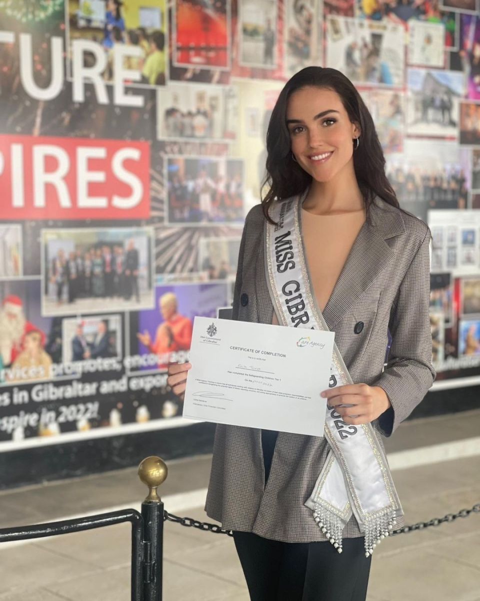 I got my safeguarding children certificate! - Faith Torres - Miss World ...